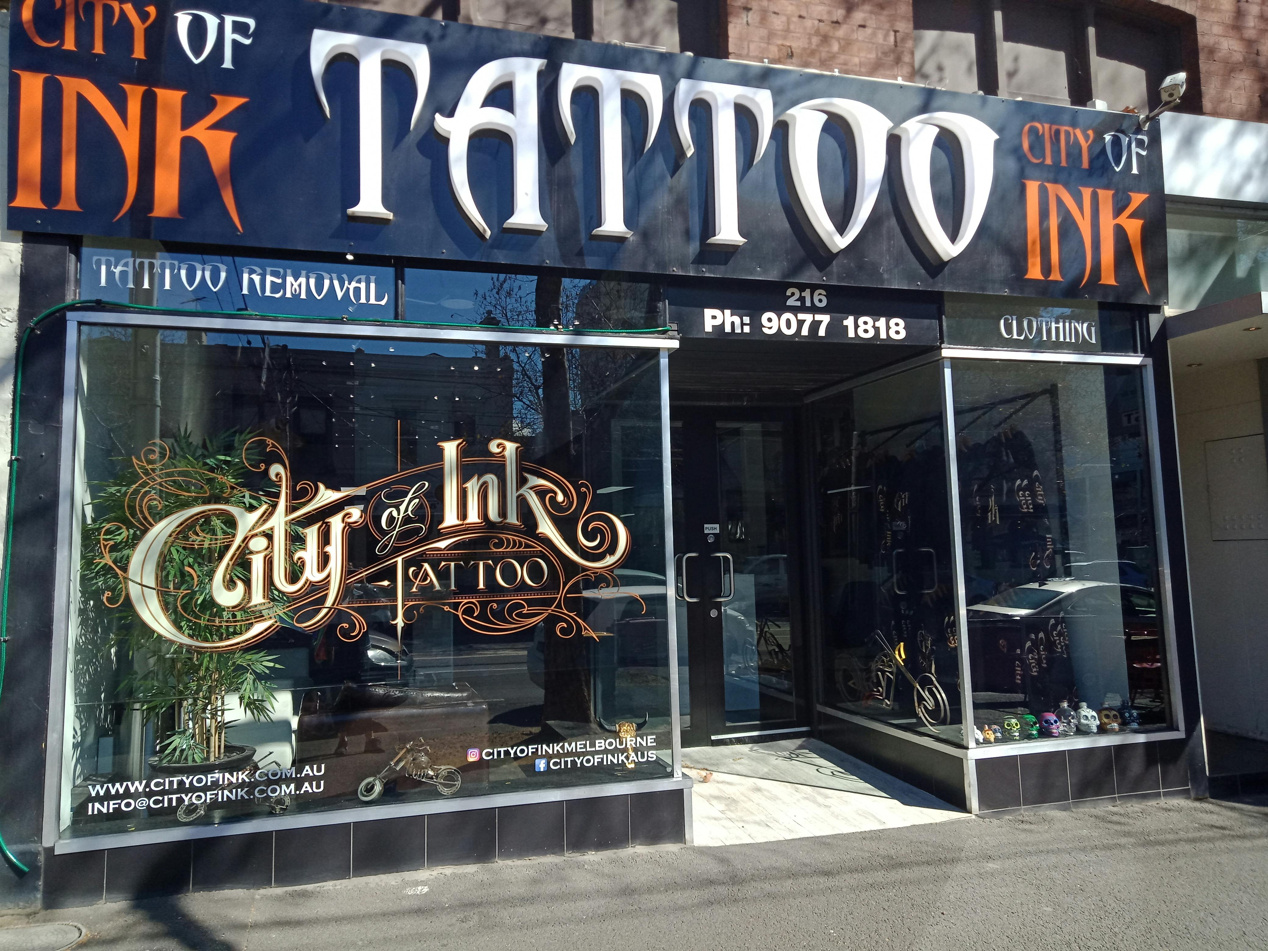 City of Ink - South Melbourne | Body treatments | Bookwell
